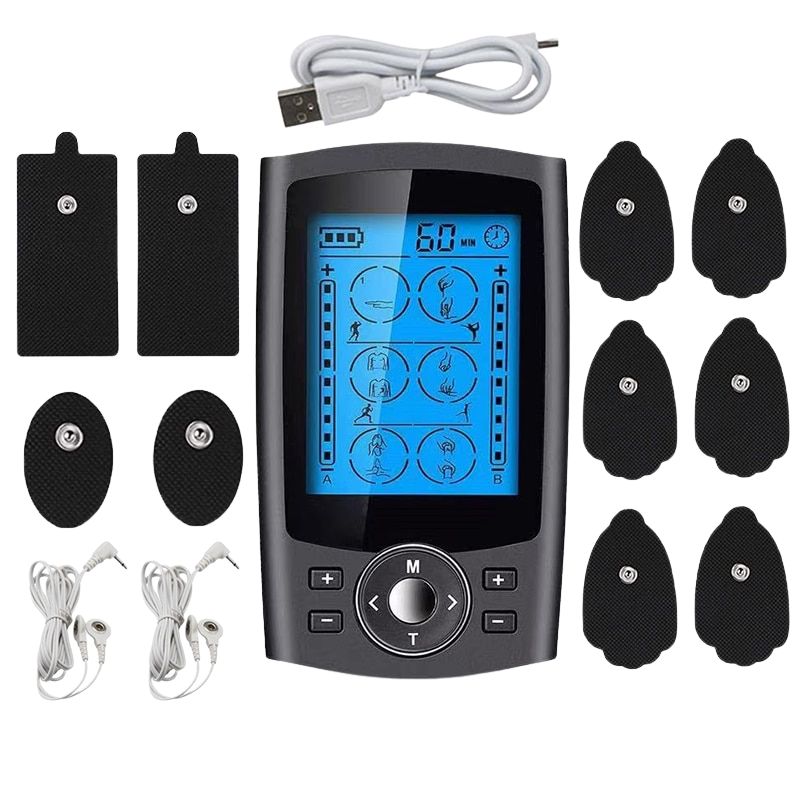 Tens Machine Muscle Stimulator 36 Mode Dual Channel For Pain Relief Th ...